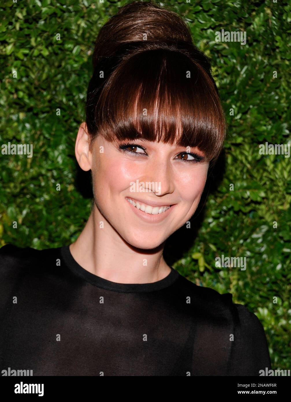 Actress Karine Vanasse attends the CFDA / Vogue Fashion Fund Awards at ...