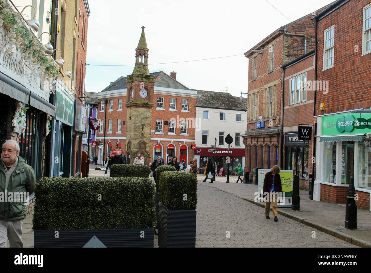 Ormskirk Clock Tower Stock Photo - Alamy
