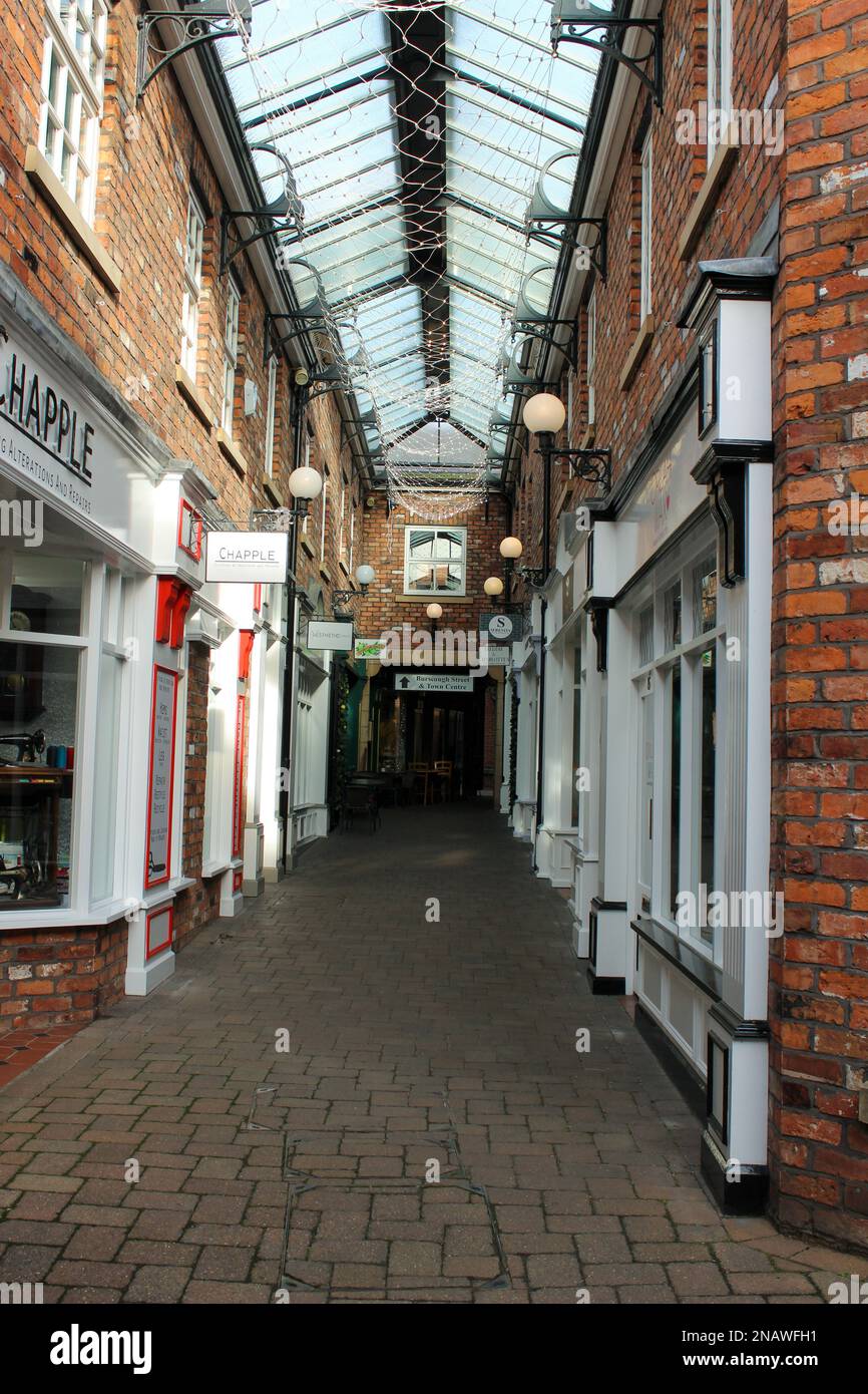 Church Walks in Ormskirk Stock Photo - Alamy