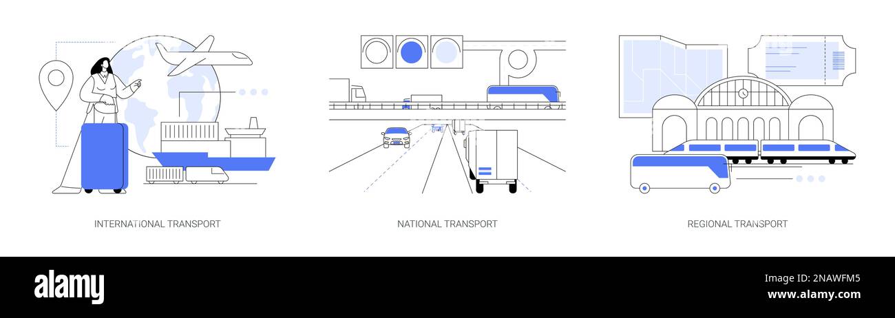 Global logistics abstract concept vector illustrations Stock Vector ...