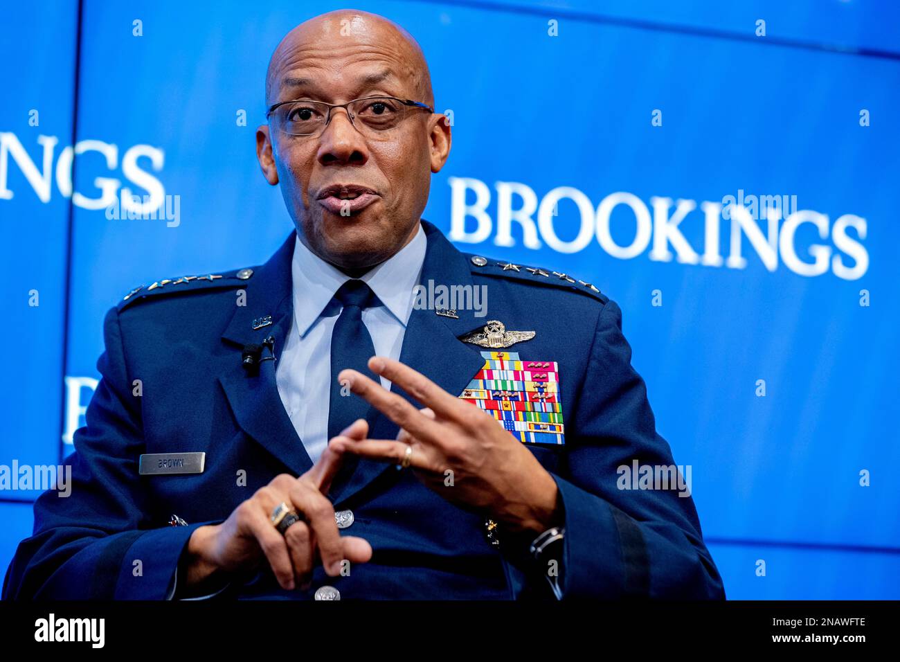 Air Force Chief of Staff Gen. Charles Brown Jr. speaks about U.S ...