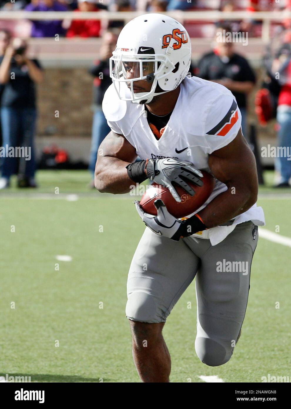 Oklahoma State running back Jeremy Smith in an NCAA college football ...