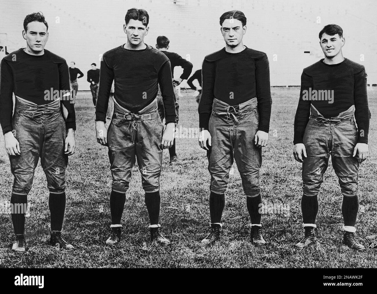 The famous Four Horsemen of Notre Dame University in Notre Dame ...