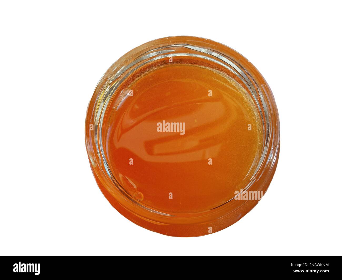Jar of polyflora bee honey from Romania Stock Photo - Alamy