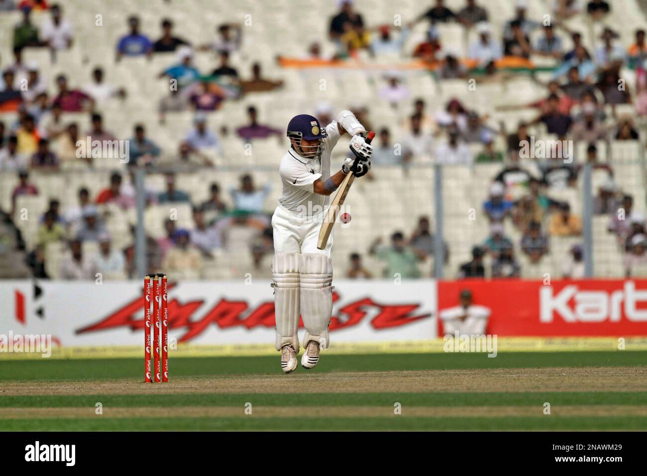 Sachin Tendulkar Straight Drive Wallpapers