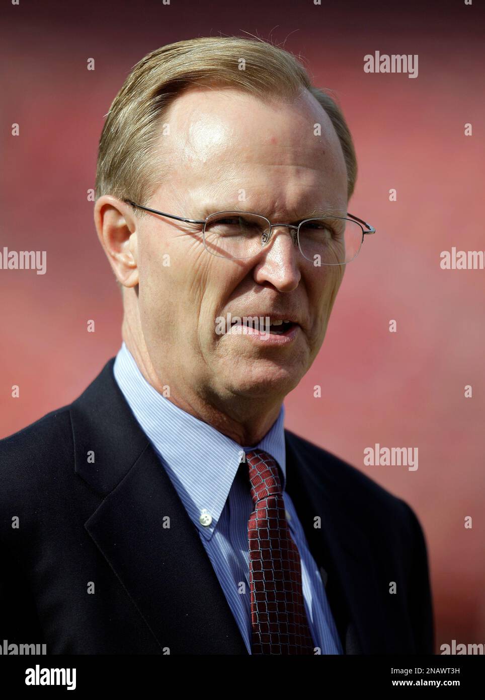 New York Giants owner John Mara is seen before the start of their NFL ...