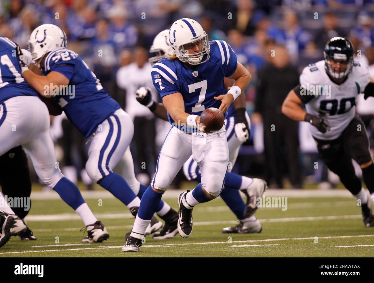 Indianapolis Colts' Curtis Painter during the first half of an NFL ...