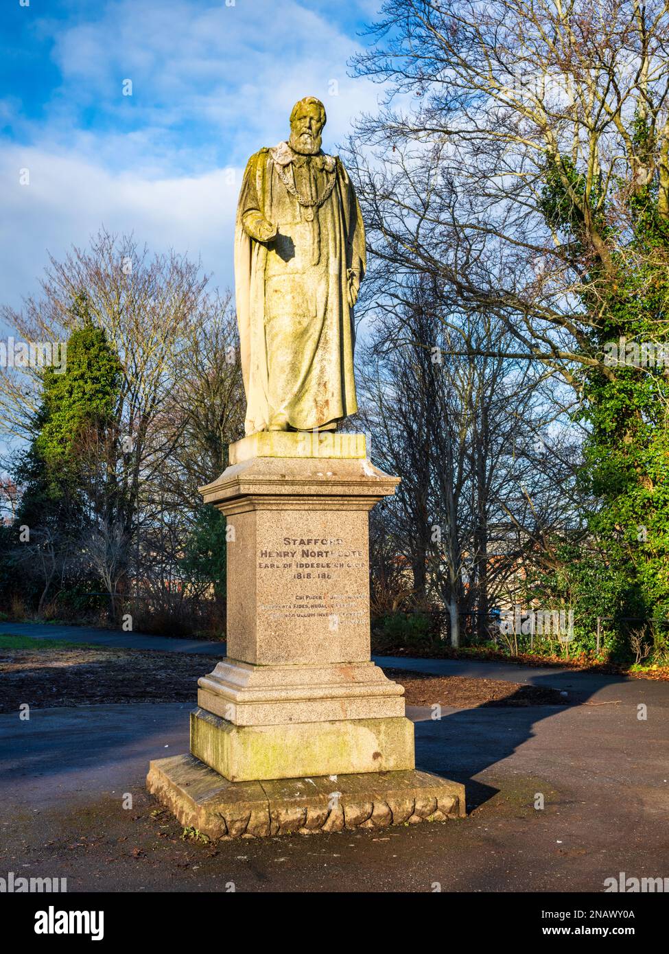 Statue of Stafford Henry Northcote, 1st Earl of Iddesleigh, in ...