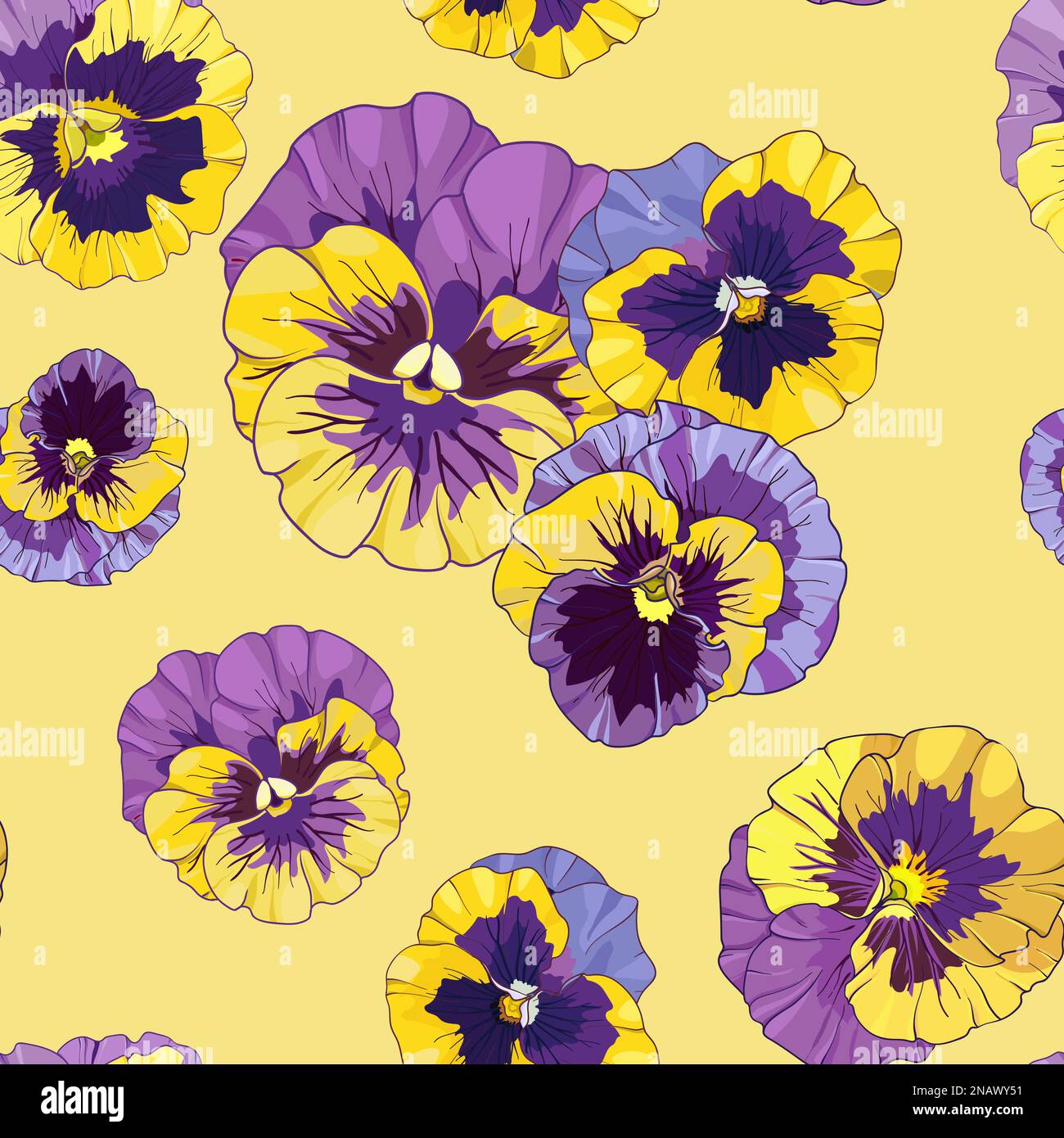 Wallpaper viola flower Stock Vector Images - Alamy