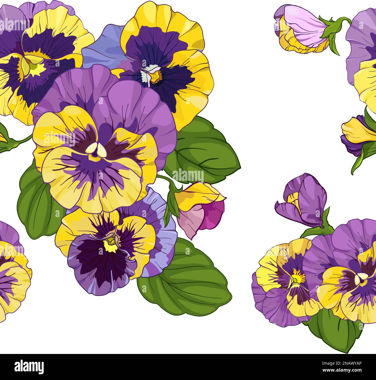 Wallpaper viola flower Stock Vector Images - Alamy