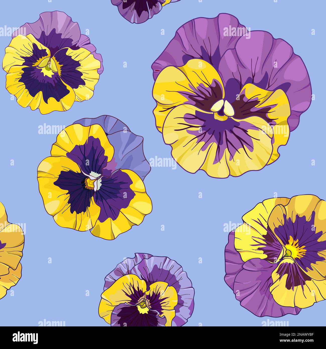 Flower pattern vector hi-res stock photography and images - Alamy