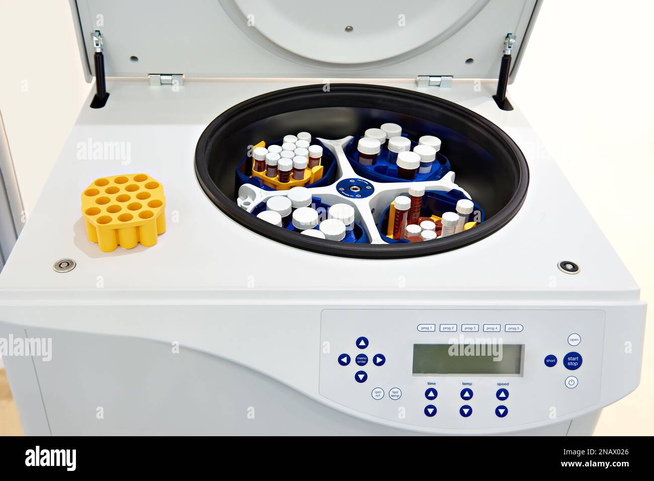 Multifunctional tabletop centrifuge with samples Stock Photo - Alamy