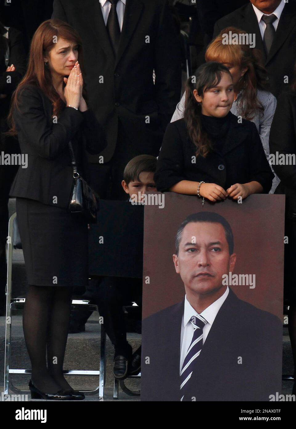 Gloria Cossio, widow of Mexico's Interior Minister Francisco Blake Mora ...