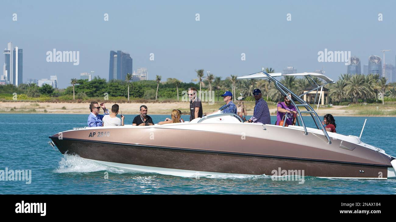The Media Boat in corniche in Abu Dhabi, United Arab Emirates, Saturday ...