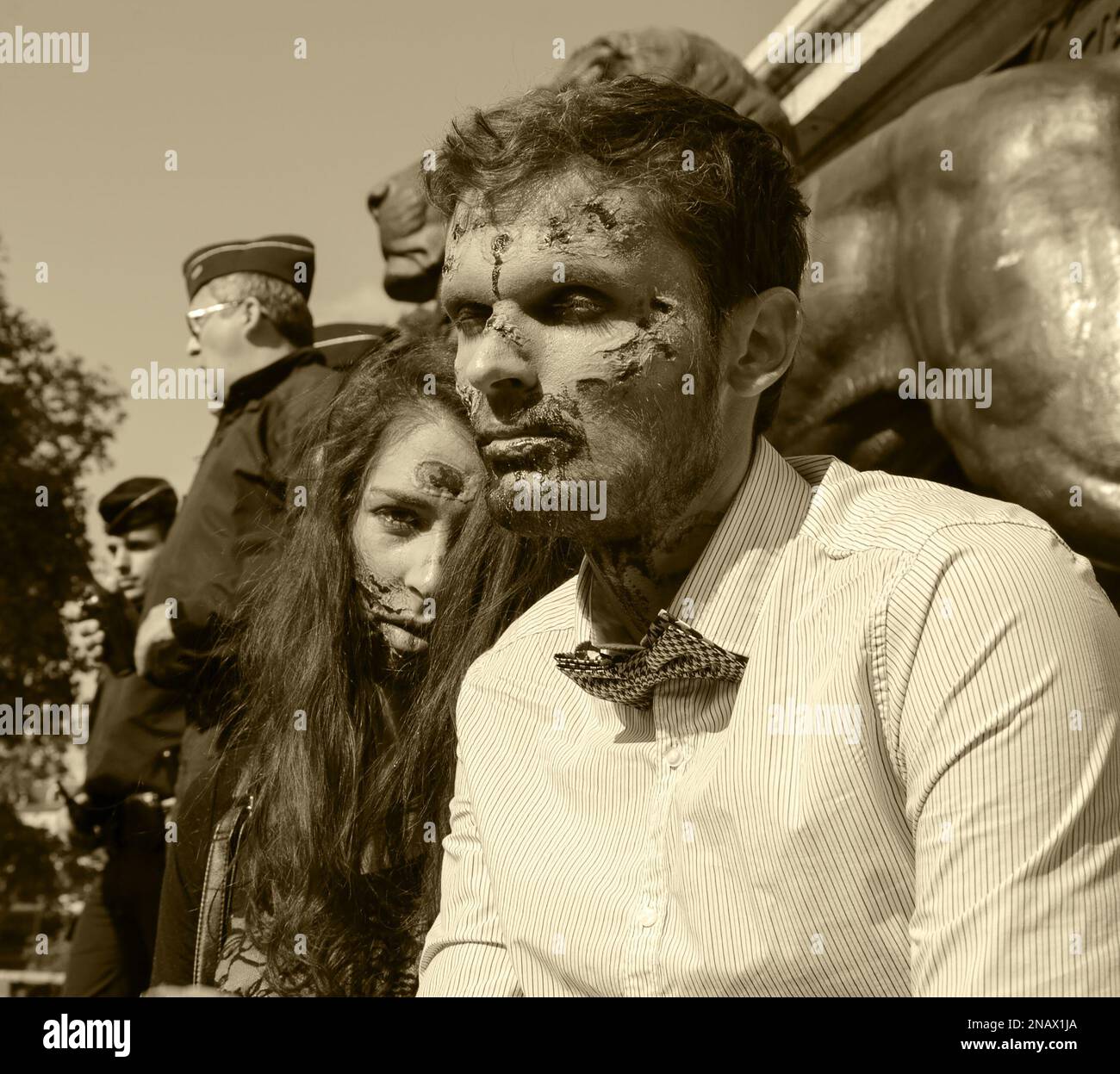 Vintage photo of place de la republique hi-res stock photography and ...