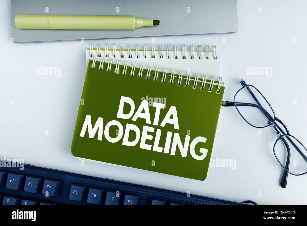Text sign showing Data Modeling, Word Written on process of transferring data between data ...