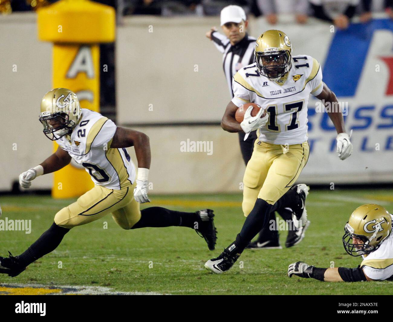 Georgia Tech running back Orwin Smith (17) is shown against the ...