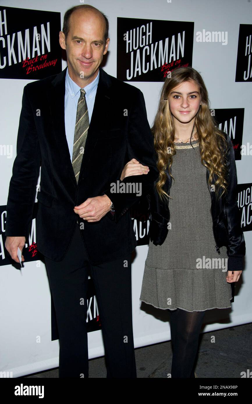 Anthony Edwards and his daughter Esme arrive for the opening night ...