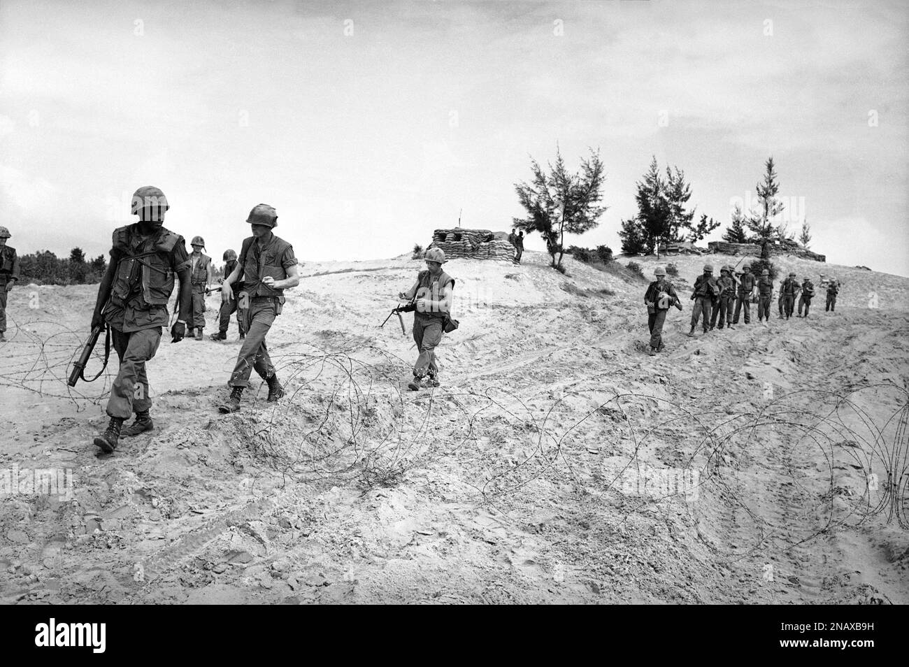 U.S. soldiers are shown in Vietnam, Feb. 9, 1966. (AP Photo/Eddie Adams ...