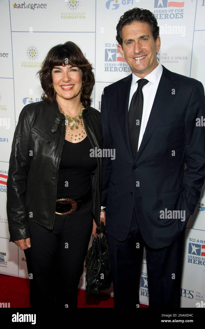 Christiane Amanpour and James Rubin attend the New York Comedy Festival ...