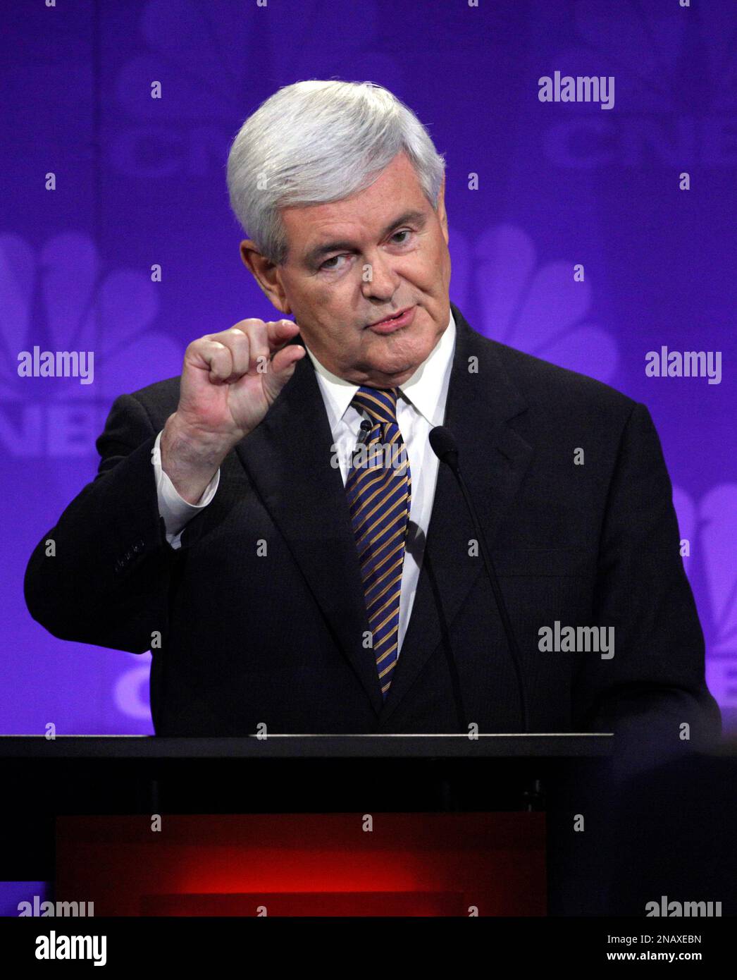 Republican Presidential Candidate Former House Speaker Newt Gingrich