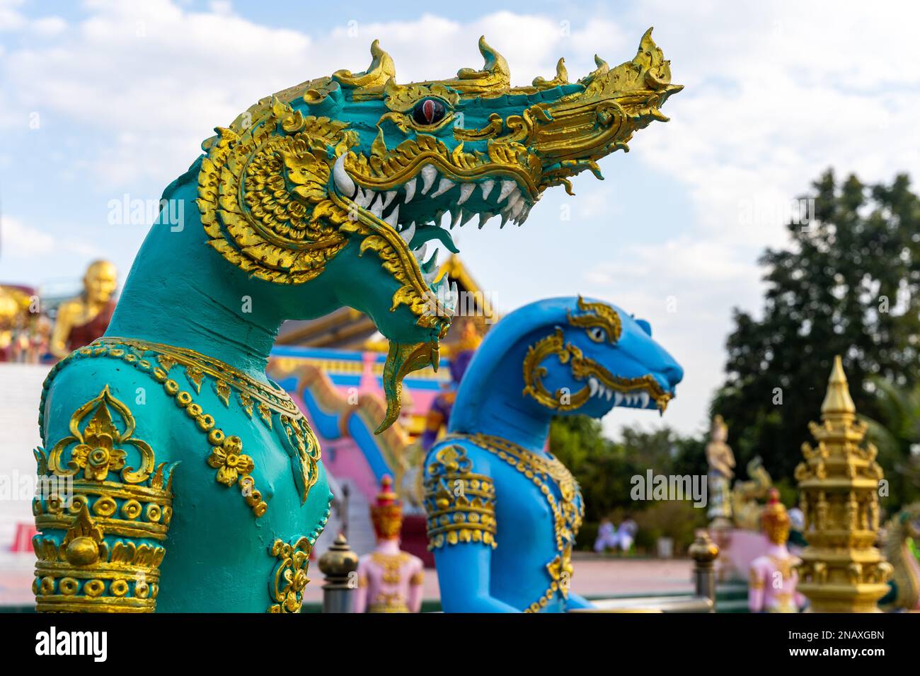 Wat Saeng Kaeo Phothiyan in Chiang Rai (Thailand Stock Photo - Alamy