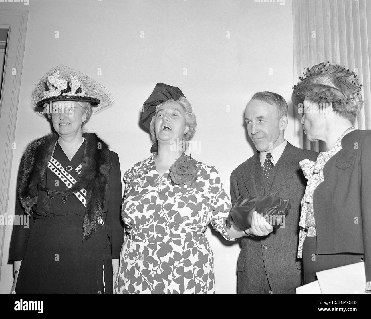 Russian war relief members on April 14, 1942. From left to right are ...