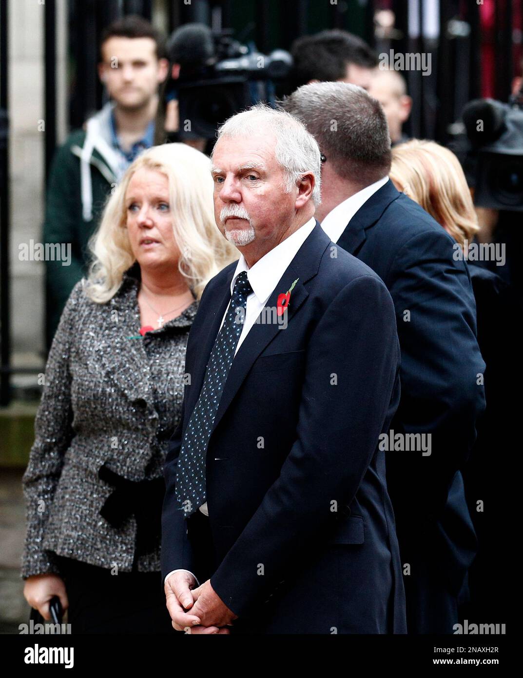Sir Jimmy Savile's nephew Roger Foster arrives at a Requiem Mass for ...