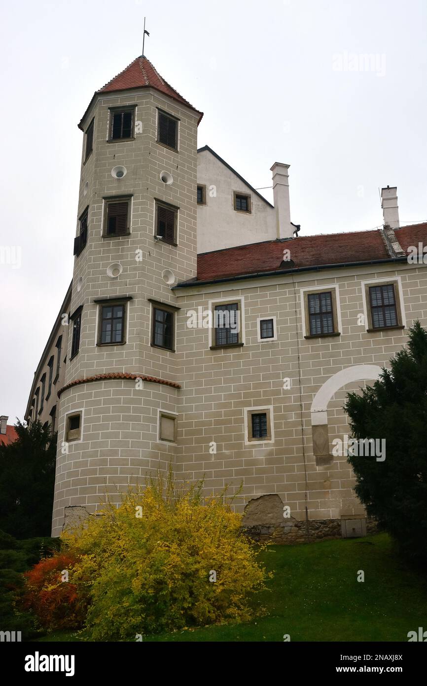 Telč Castle, Telč, Vysočina Region, Jihlava District, Czech Republic ...