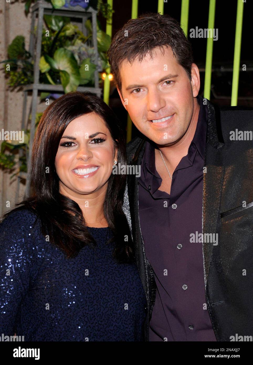 Rodney Atkins, right, and Tammy Jo Atkins arrive at the 59th Annual BMI ...