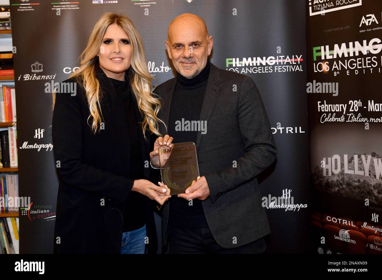 Rome, Italy. 13th Feb, 2023. Rome : Filming Italy Los Angeles 2023 . In ...