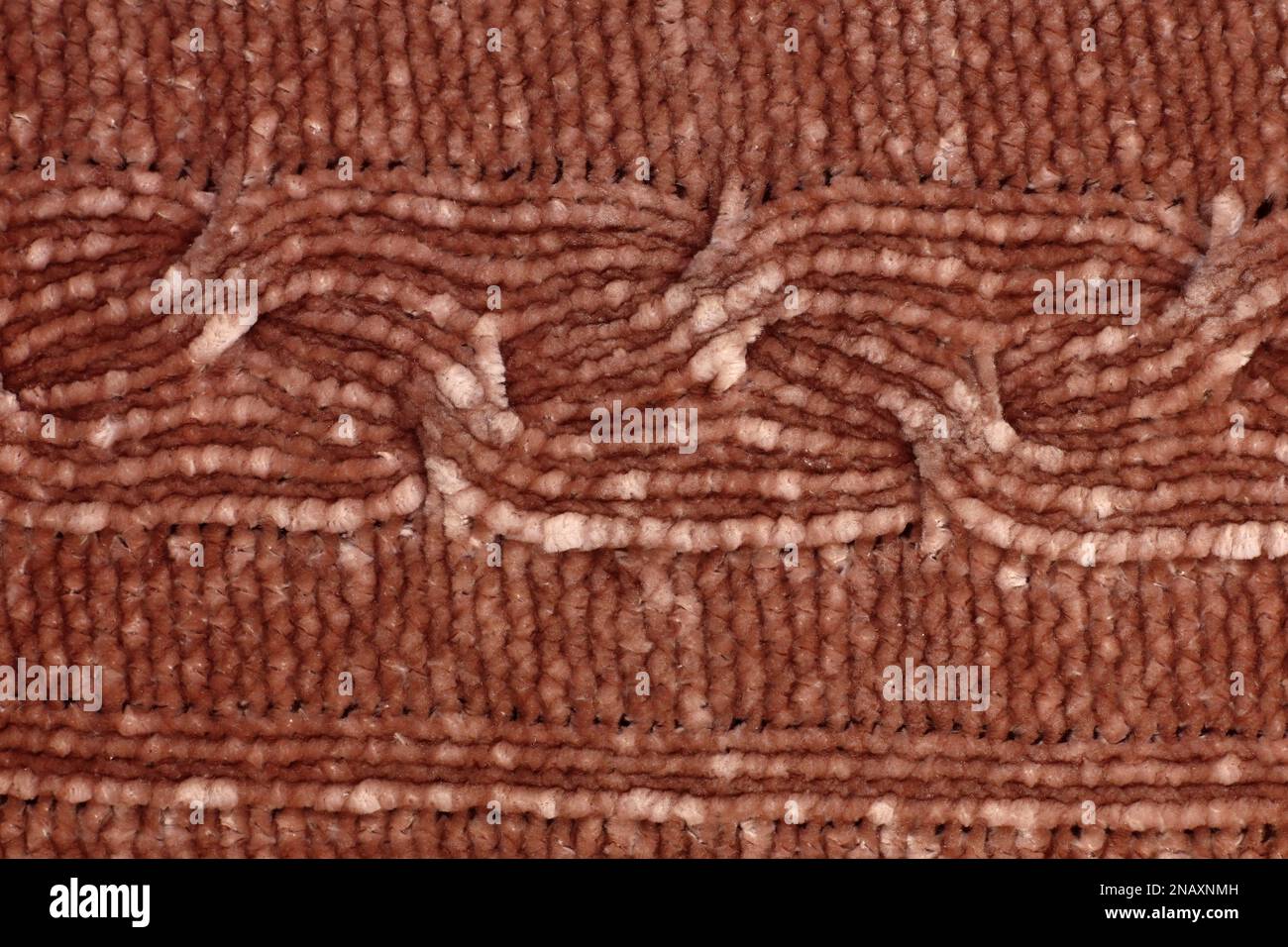 Soft light natural texture of knitted wool textile material background ...
