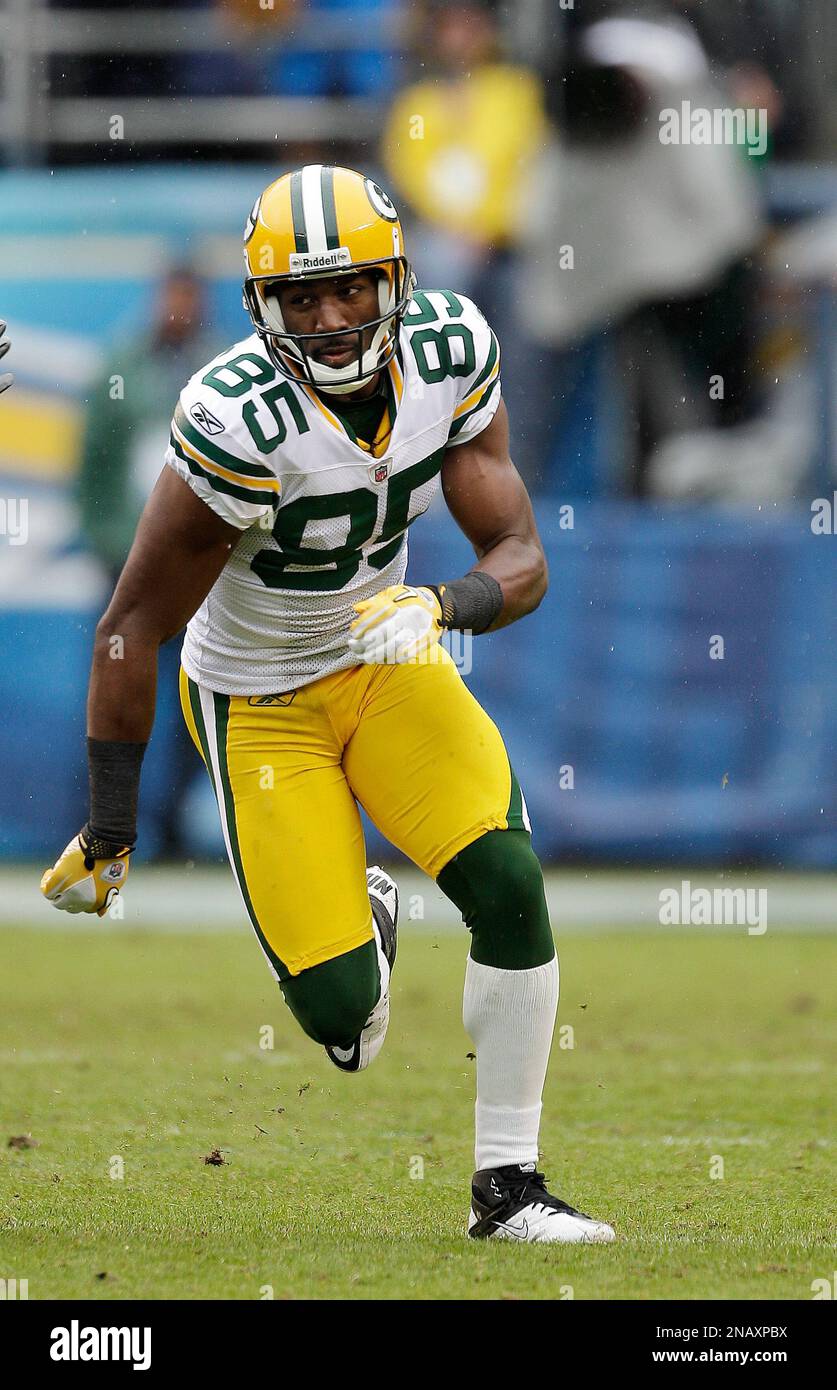 Green Bay Packers wide receiver Greg Jennings during an NFL football ...