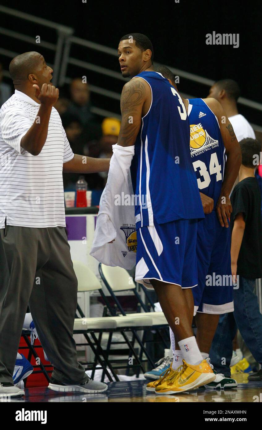 Basketball player Jeremy Tyler during a charity basketball game in San ...