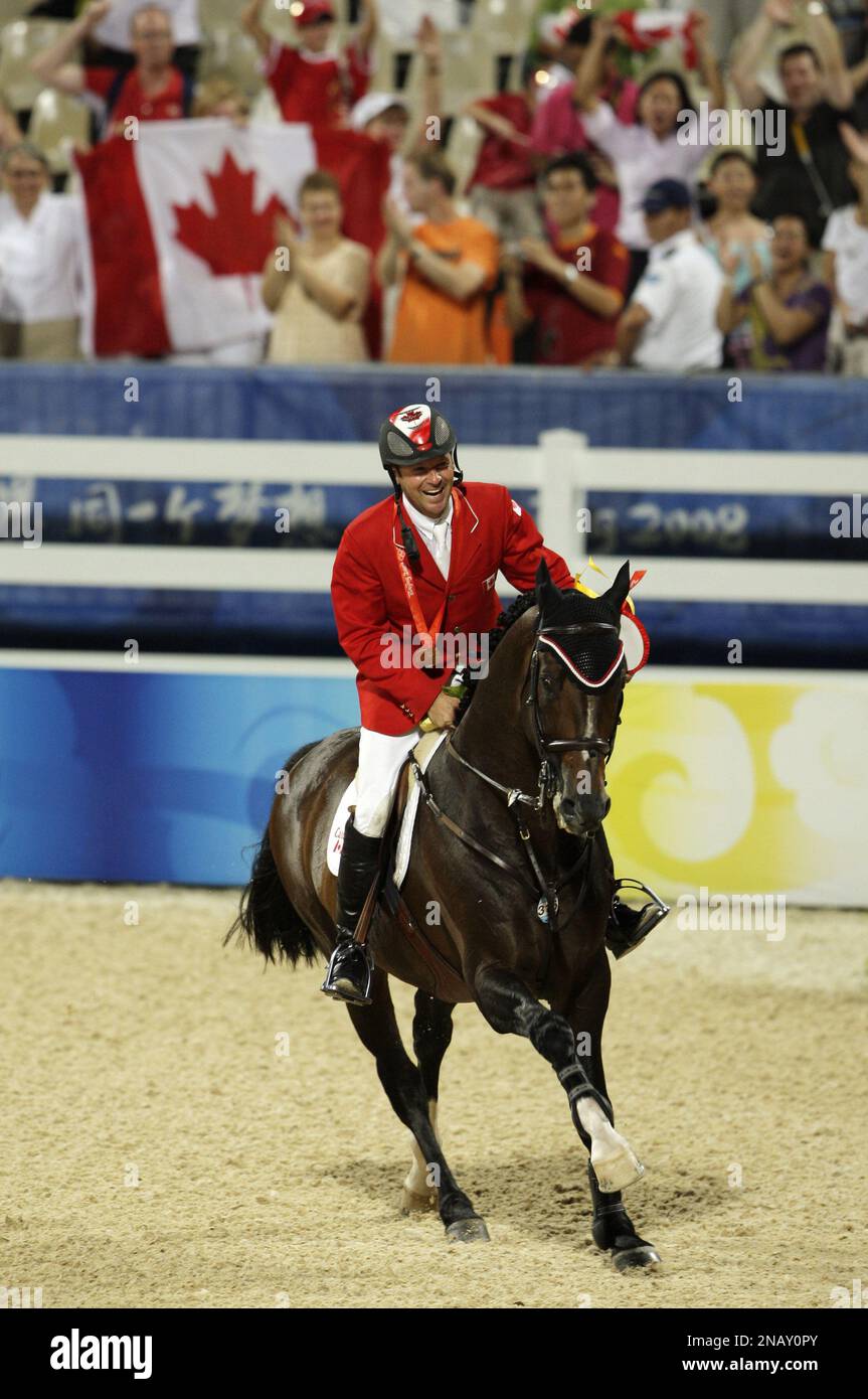 FILE - A Thursday, Aug. 21, 2008 photo from files showing Eric Lamaze ...