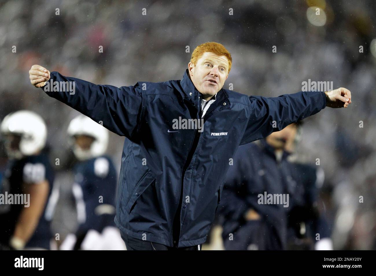 In this photo taken Oct. 29. 2011 Penn State assistant football coach ...