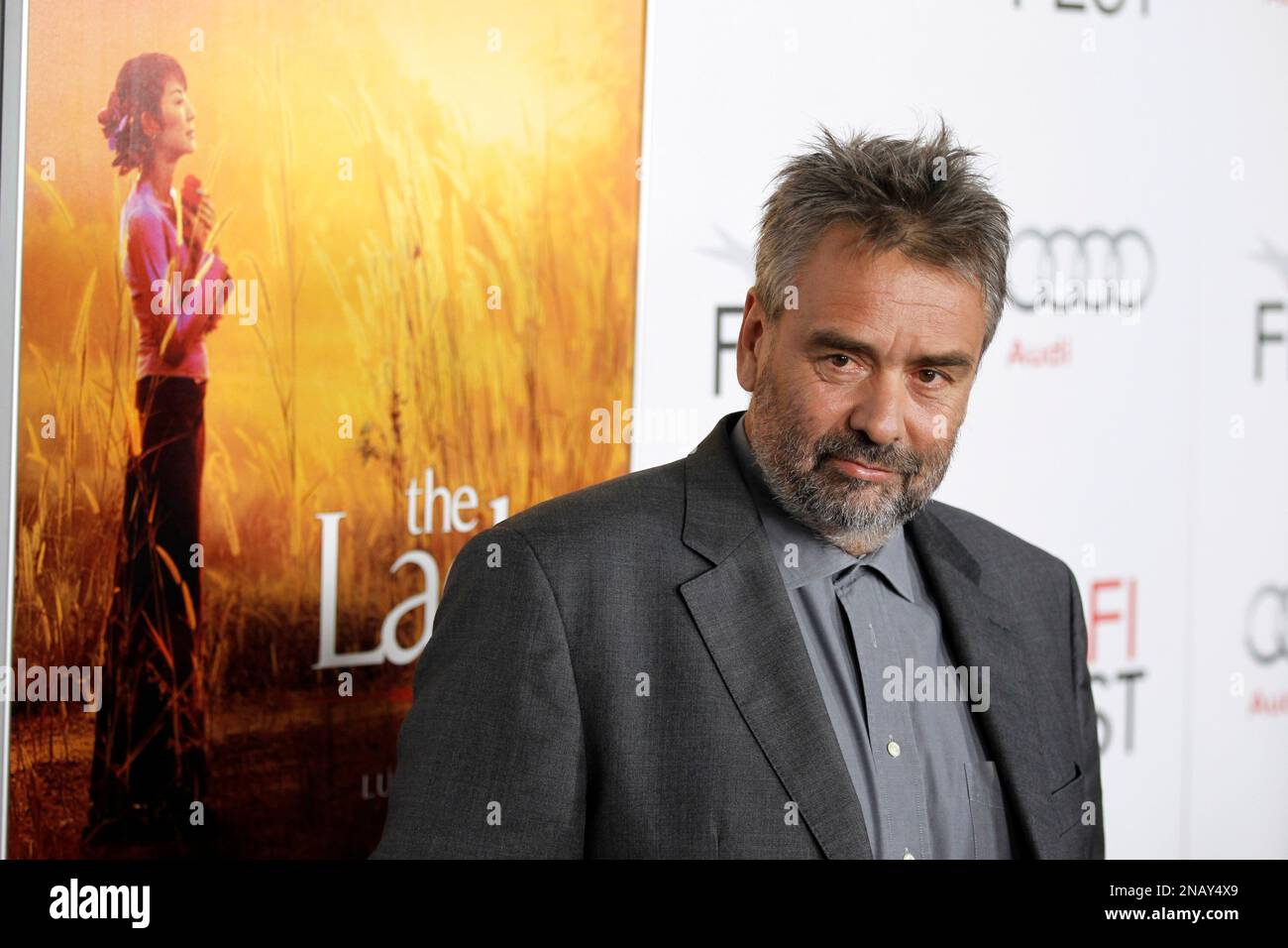 Director Luc Besson arrives at the premiere of "The Lady" during AFI ...