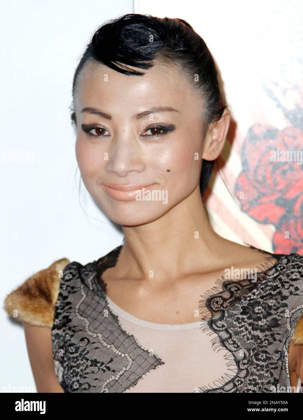 Actress Bai Ling arrives at the premiere of "The Lady" during AFI FEST ...