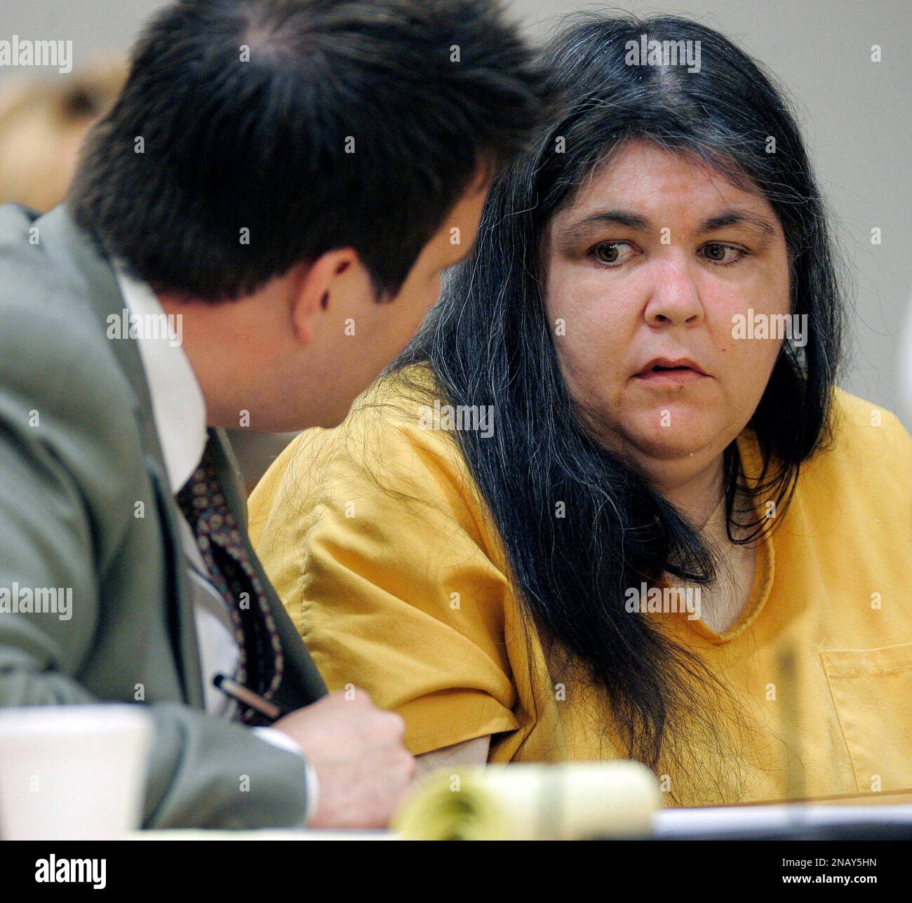 FILE - In this May 14, 2007 fiile photo, Cynthia Lord, right, talks to ...