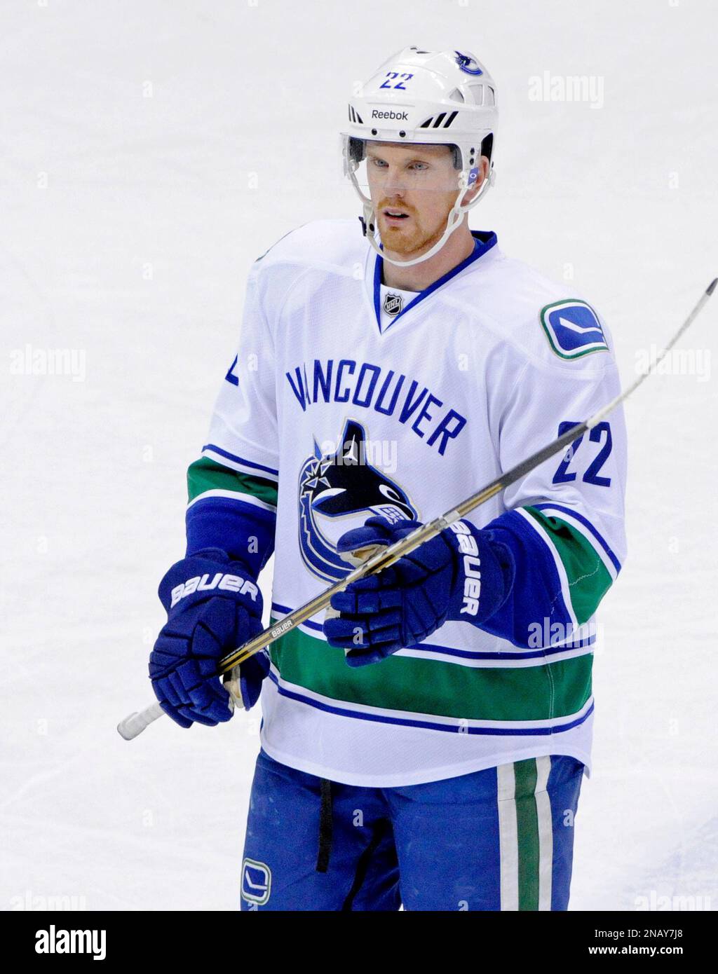 Vancouver Canucks' Daniel Sedin (22) of Sweden in the first period of ...