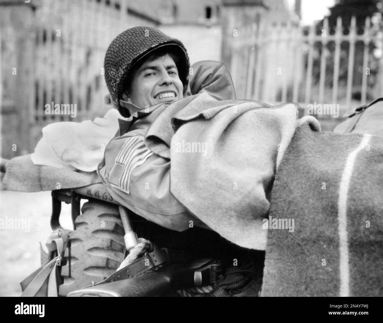 Lt. Archie Dickson of Jackson, Miss., American glider pilot who landed ...