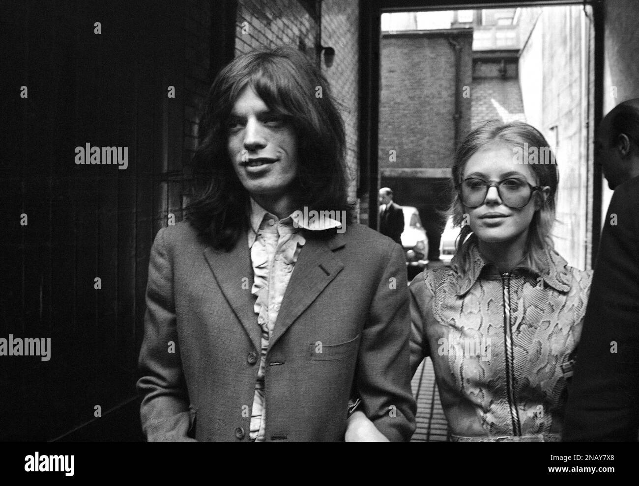 Mick Jagger, 25, lead singer of the Rolling Stones pop-group and ...