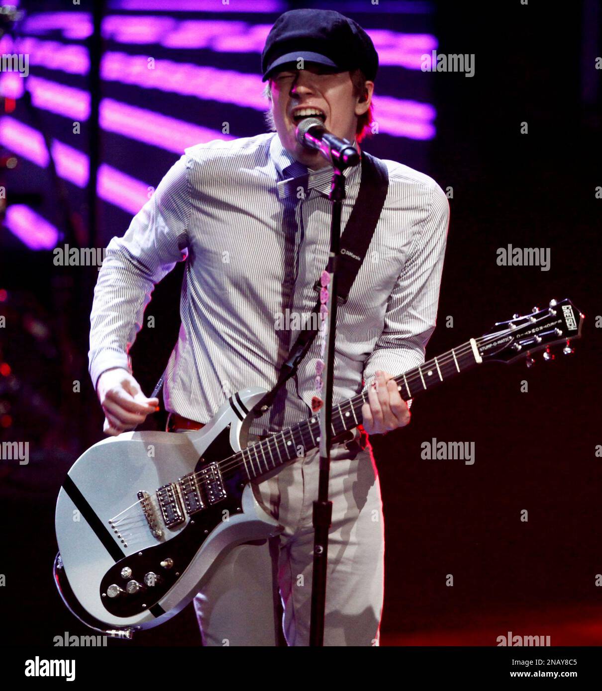 FILE - In this Oct. 15, 2009 file photo, Patrick Stump performs with ...