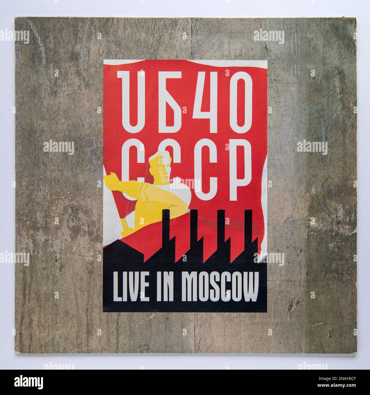 LP cover of the Live in Moscow album by UB40, which was released in ...