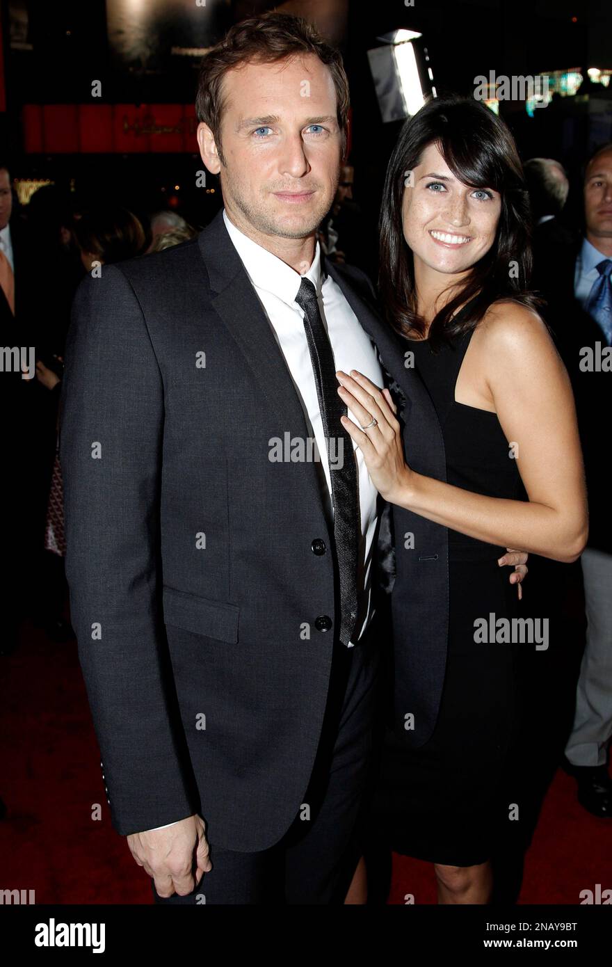 Cast member Josh Lucas, left, and a guest arrive at the premiere of "J ...
