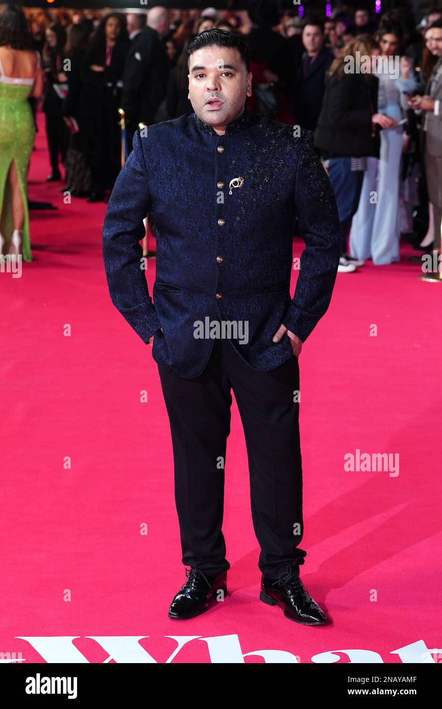 Naughty Boy attending the UK premiere of What's Love Got to Do with It ...