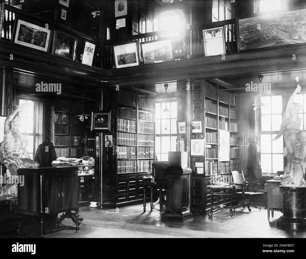 Thomas Edison's lab in West Orange, N.J., shown in an undated photo ...