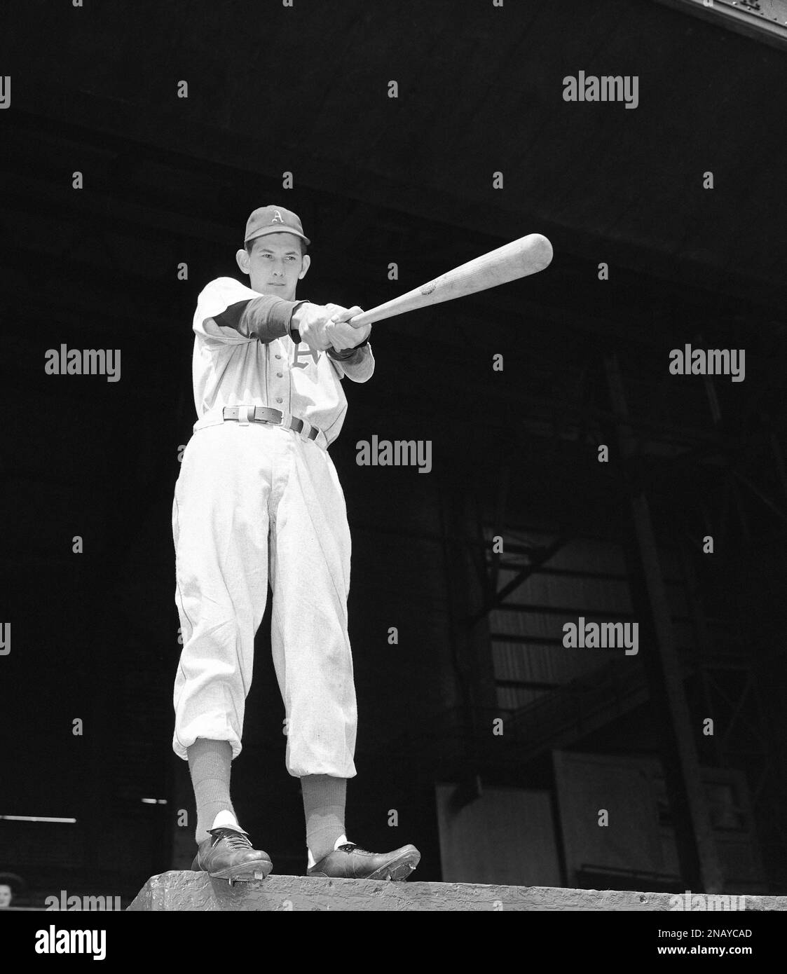 Jack Wallaesa, shown May 19, 1942, shortstop for the Philadelphia ...