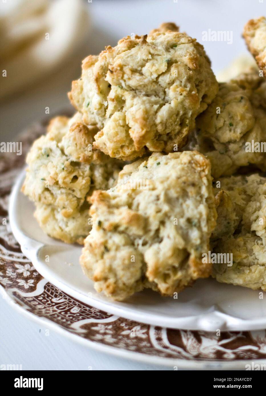 This Oct. 24, 2011 photo shows fennel seed and chive biscuits in ...