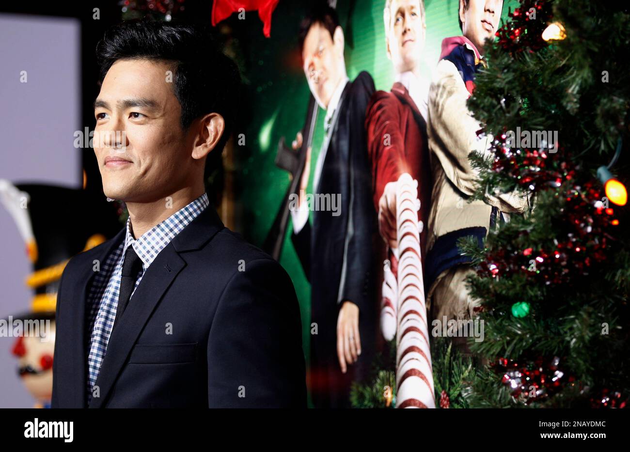 Cast member John Cho arrives at the premiere of "A Very Harold and ...